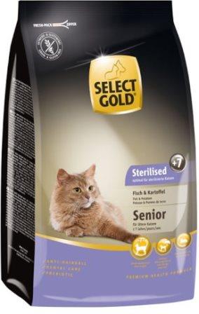SELECT GOLD Senior +7 Sterilised fisk i 3kg