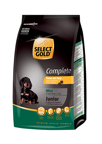 SELECT GOLD Junior Complete Mini kylling & kalkun i 4kg