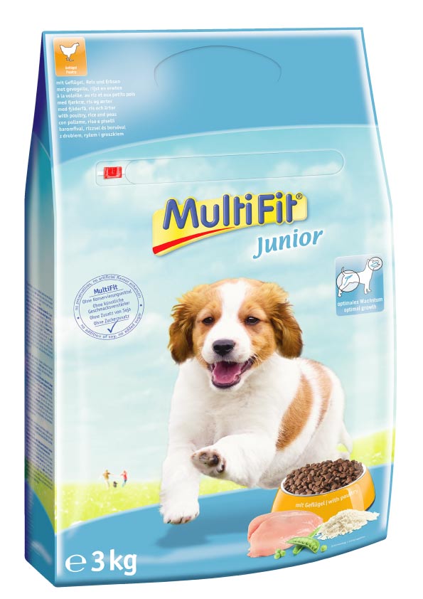 Multifit Dog Junior (3 kg) - Foder til hvalpe og unghunde